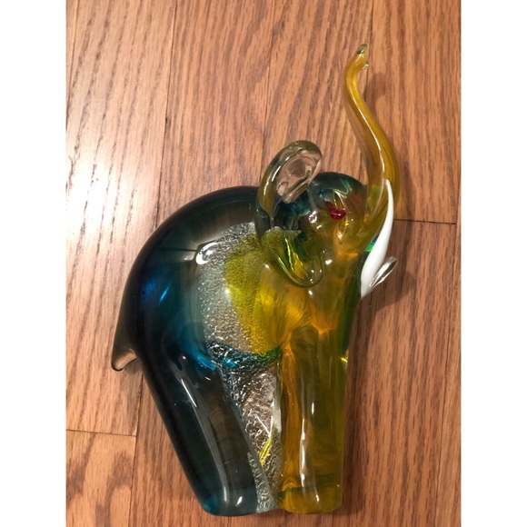 Murano | Accents | Murano Glass Elephant Figurine | Poshmark